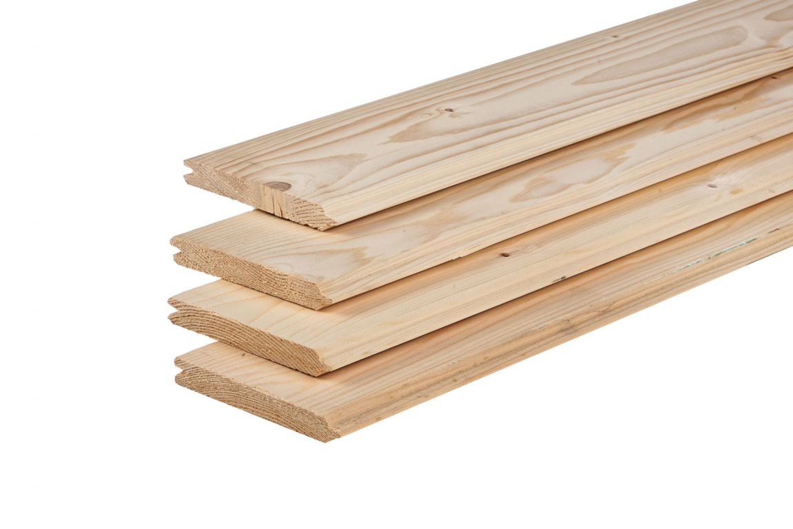 Douglas Dakbeschot - Vloerdelen Geschaafd met V-groef 1.8x11.5x400cm ...